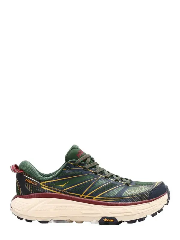 Hoka One One Mafate Speed 2 - Darg Green/maroon/yellow