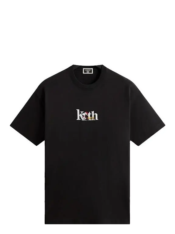 Kith X Peanuts Serif Tee Shirt - Black
