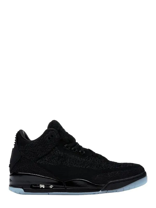 JORDAN 3 Retro Flyknit Sneakers - Black/anthracite