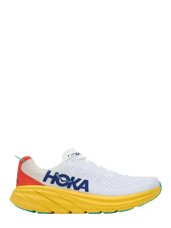Hoka One One Rincon 3 Athletic Sneakers - White/eggnog