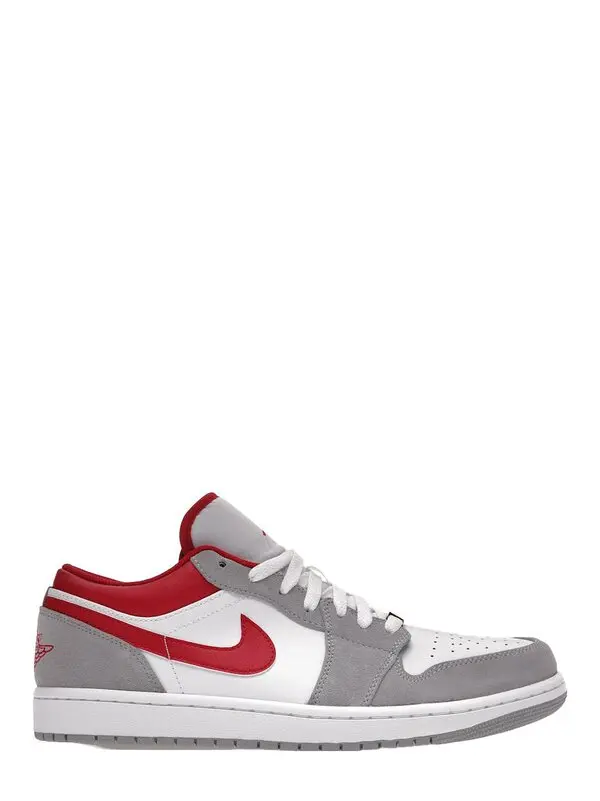 JORDAN 1 Low Se Sneakers - Light Smoke Grey/white/gym Red