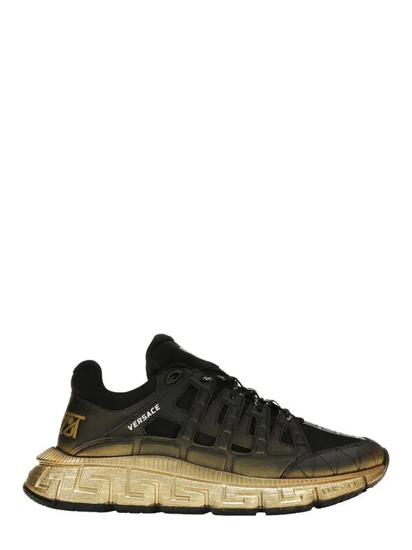 Versace Trigreca Sneaker - Black/gold