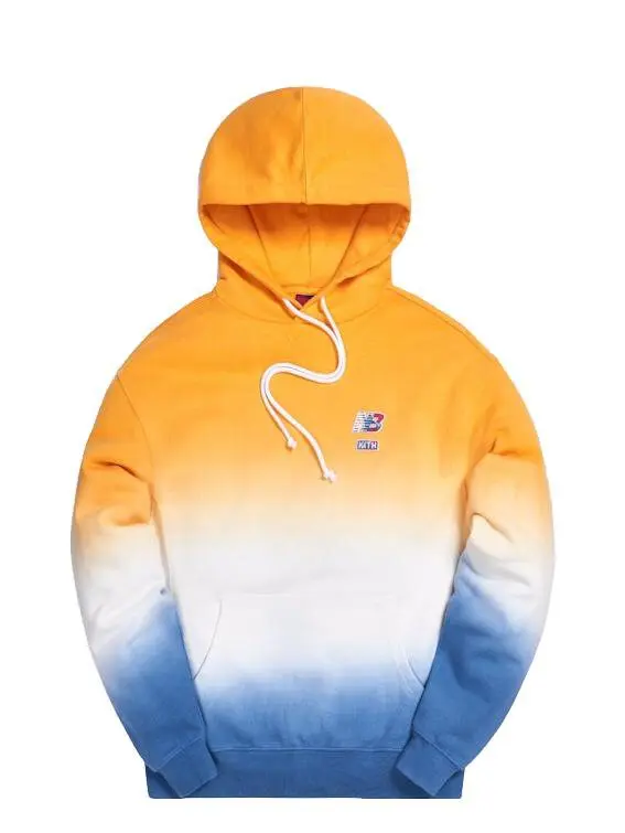 Kith X New Balance Williams Iii Hoodie - Yellow Ombre
