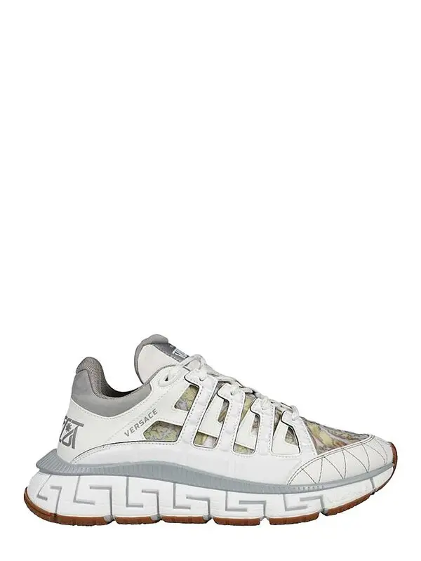 Versace Trigreca Sneakers - White/grey/barocco Print