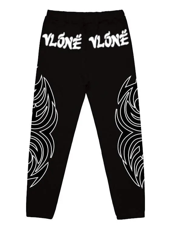 VLONE Rodman Logo Sweats - Black