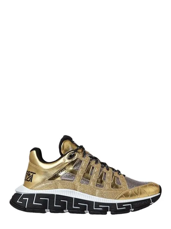 Versace Trigrecain Sneakers - Gold/sparkling Silver