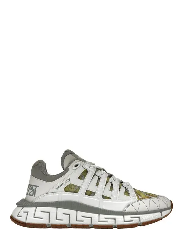 Versace Trigreca Sneakers - White/grey/barocco Print