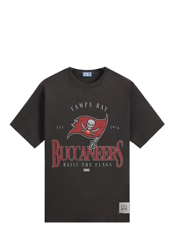 Kith X Nfl Buccaneers Vintage Tee Shirt - Black