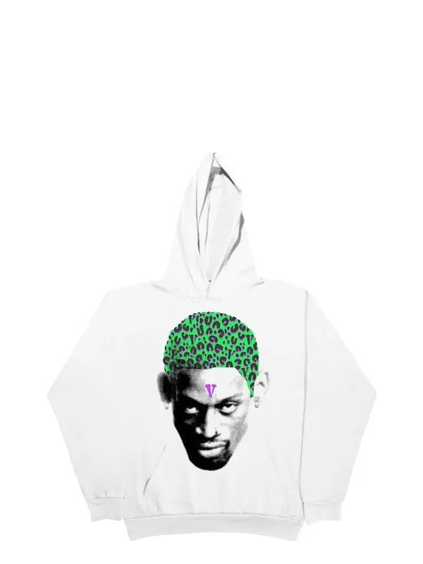 VLONE Rodman Cheetah Hoodie - White