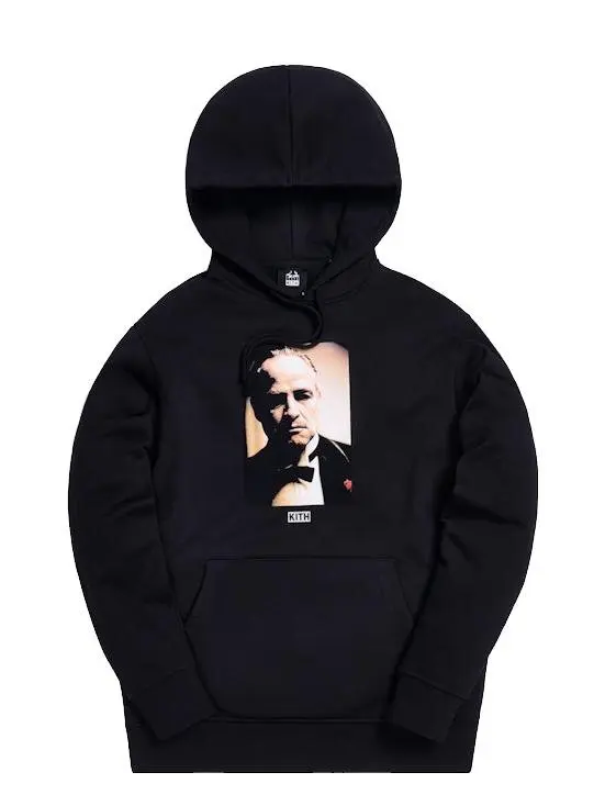Kith X The Godfather Il Padrino Hoodie - Black