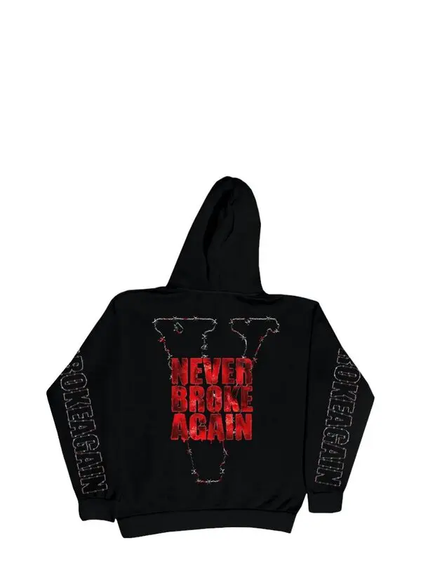 VLONE X Never Broke Again Haunted Hoodie - Black