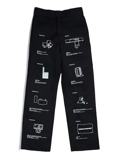 VIRGIL ABLOH Brooklyn Museum Fos Registrar Pants - Black