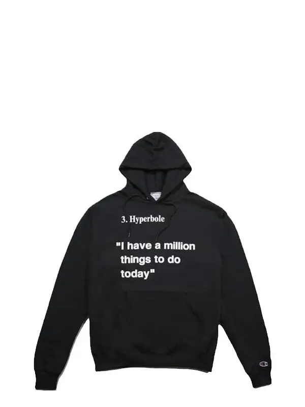 VIRGIL ABLOH X Mca Hyperbole Hoodie - Black