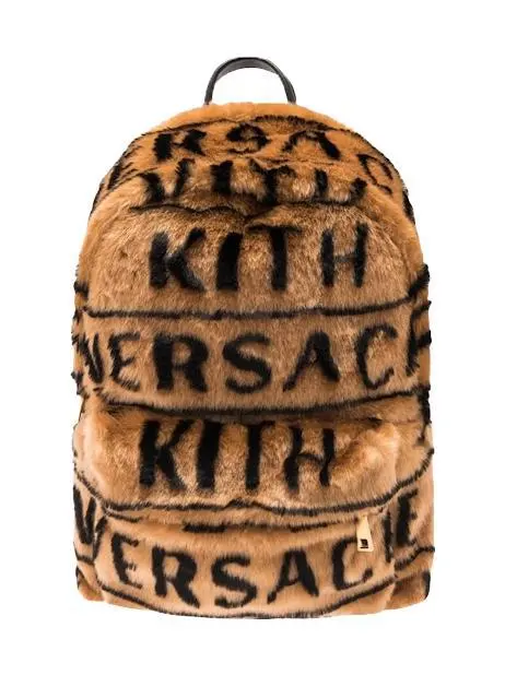 Kith X Versace Fur Backpack - Brown