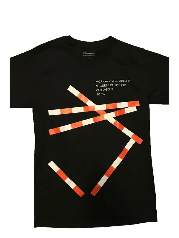VIRGIL ABLOH X Mca Figures Of Speech Tape Tee Shirt - Black