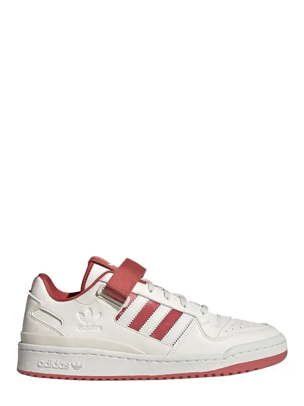 Adidas Forum Low Sneakers - Chalk White/white Tint/crew Red