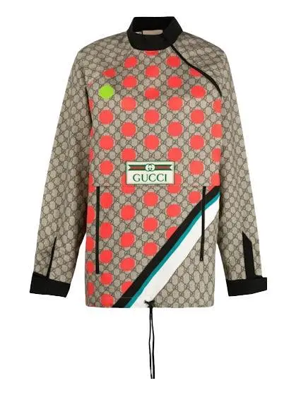 Gucci X The North Face Windbreaker - Beige Red