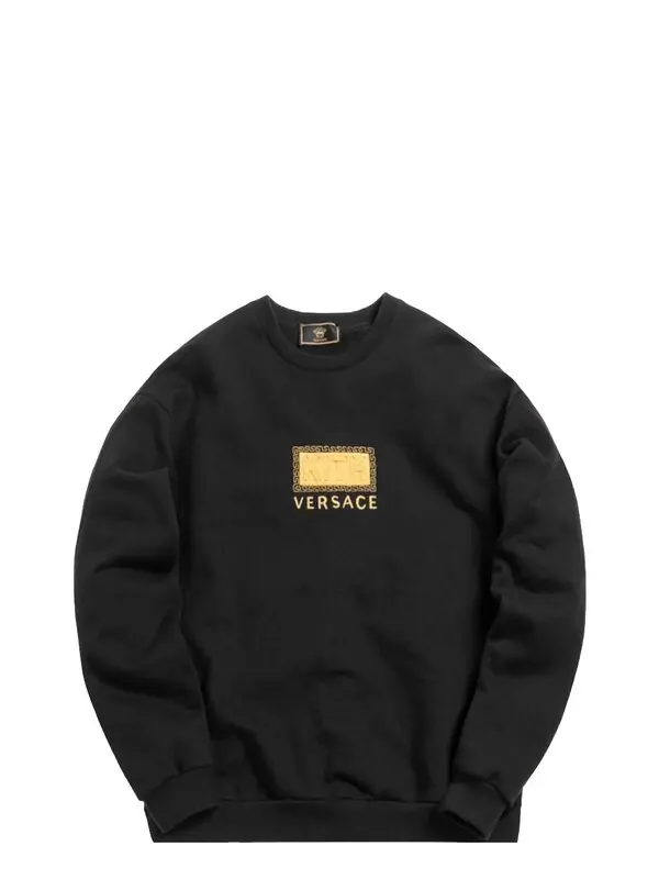 Kith X Versace Greek Key Crewneck - Black