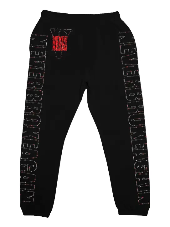 VLONE X Never Broke Again Haunted Sweatpants - Black