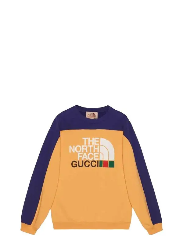Gucci X The North Face Sweatshirt - Yellow/blue