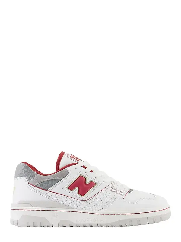 NEW BALANCE 550 Sneakers - White/grey/red