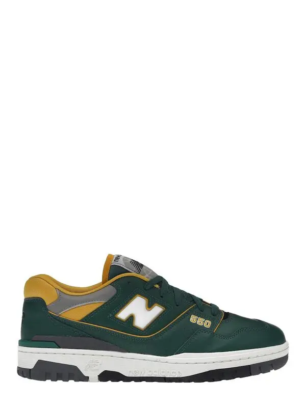 NEW BALANCE 550 Sneakers - Dark Green/gold/white