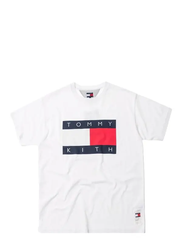 Kith X Tommy Hilfiger Flag Tee Shirt - White