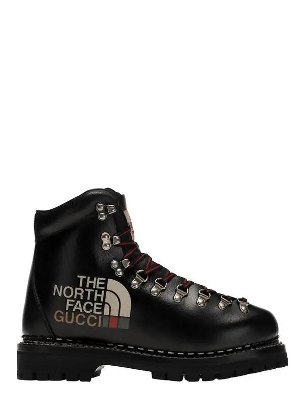 Gucci X Tnf Lace-up Boot - Black