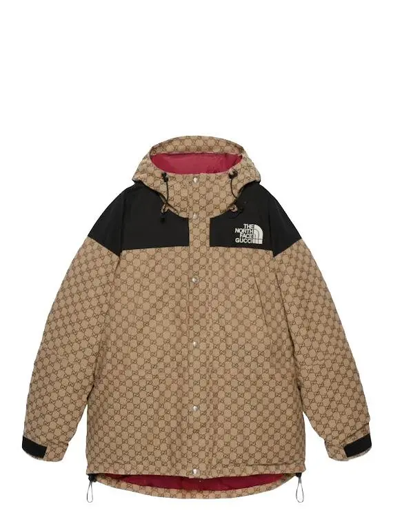 Gucci X The North Face Down Jacket - Beige/ebony