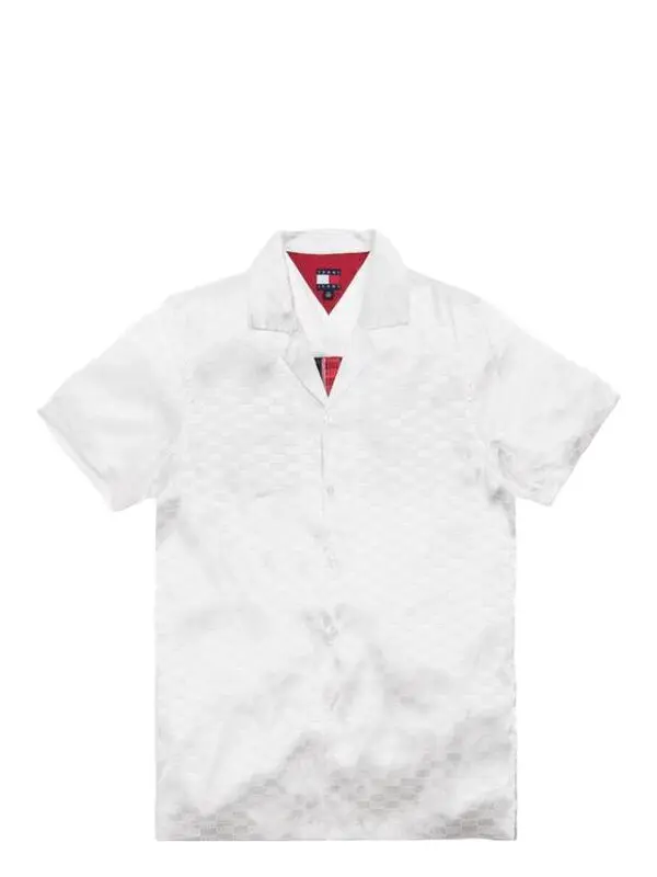 Kith X Tommy Hilfiger Satin Camp Shirt - White