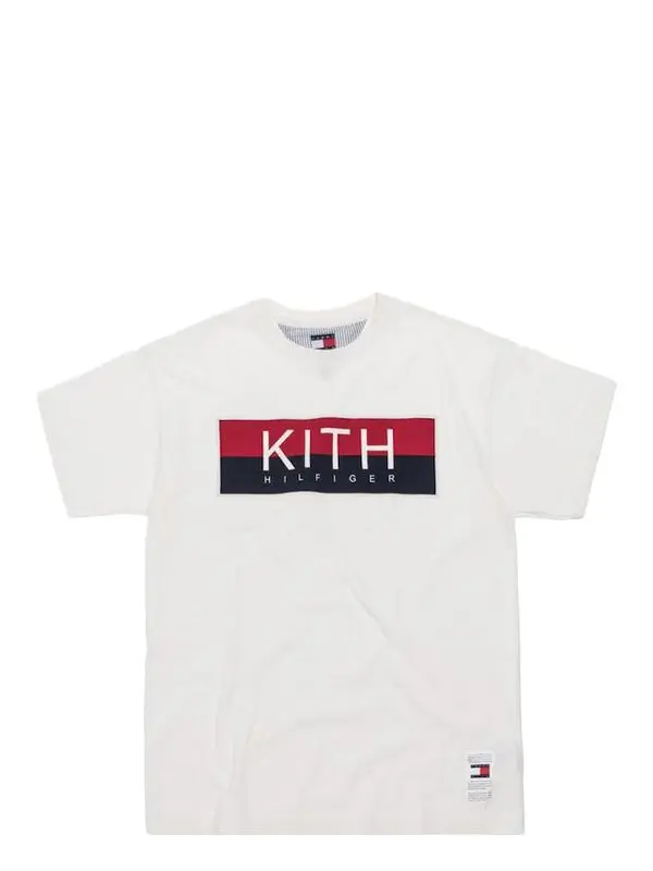 Kith X Tommy Hilfiger Logo Tee Shirt - White