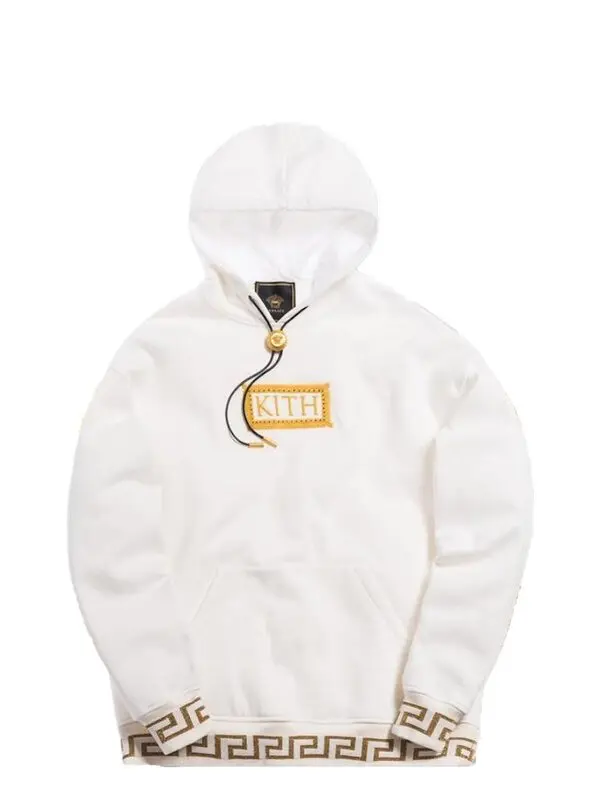 Kith X Versace Bolo Hoodie - Off/white