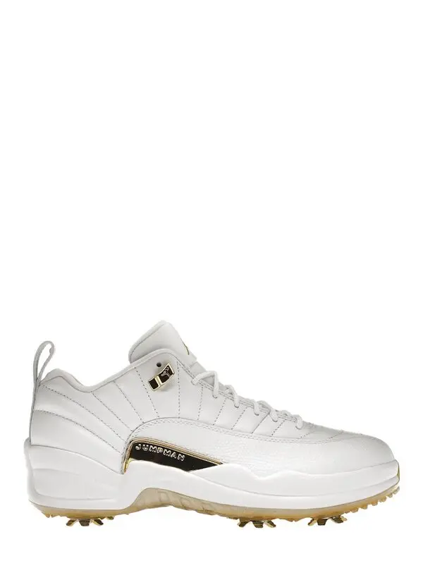 JORDAN Golf Shoes - White/metallic Gold/malachite