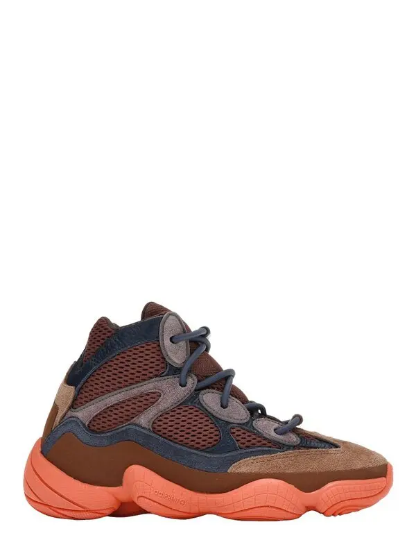 Adidas Yeezy 500 High Sneakers - Brown/navy Blue/tactile Orange