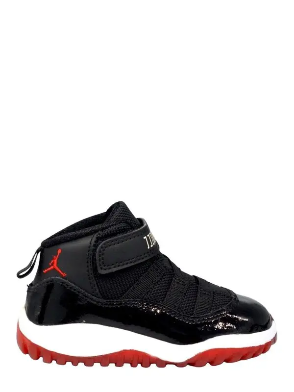 JORDAN 11 Retro Playoffs Sneakers - Black/varsity Red/white