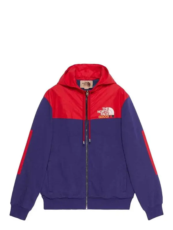 Gucci X The North Face Zip Jacket - Blue/red