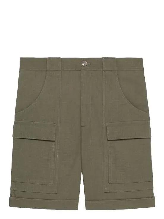 Gucci X The North Face Nylon Shorts - Military Green