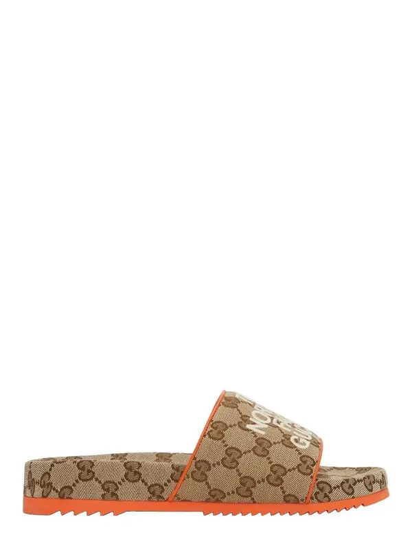 Gucci Gg Slide Sandal - Beige/orange