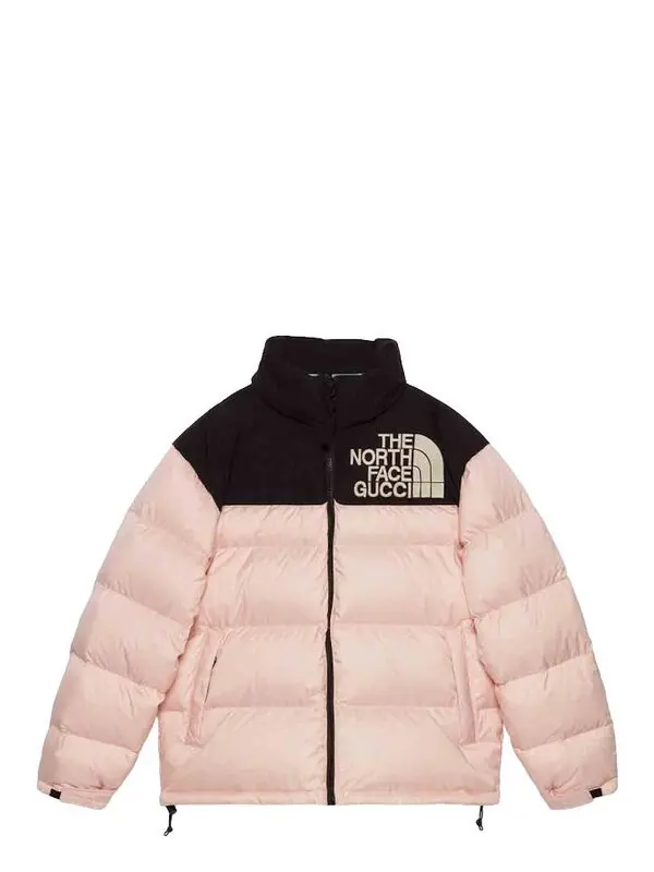 Gucci X The North Face Padded Jacket - Light Pink/black