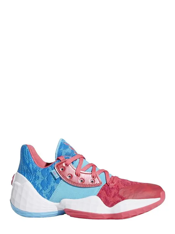 Adidas Harden Vol. 4 Candy Paint Sneakers - Bright Cyan/real Pink/cloud White
