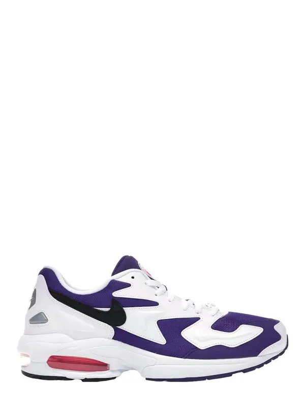 Nike Air Max2 Light Sneakers - White/black/court Purple