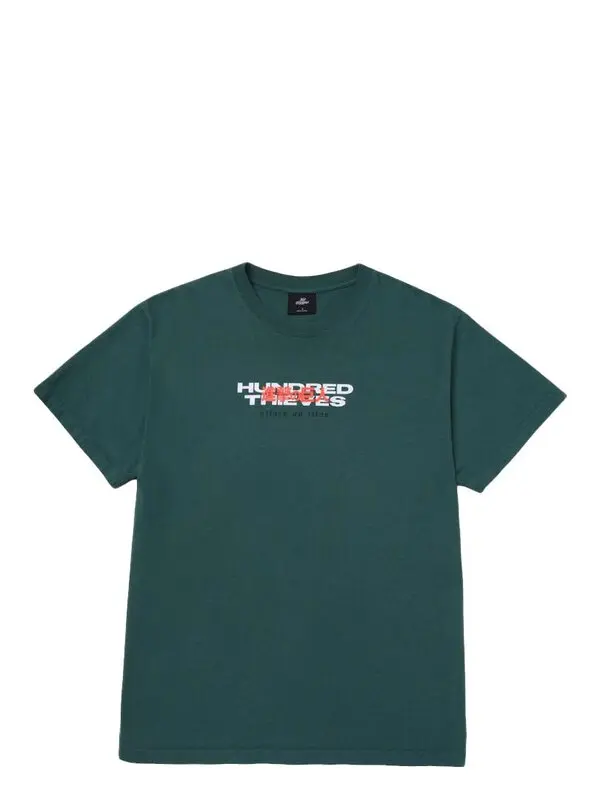 100 THIEVES X Attack On Titan R.a.b. T-shirt - Green