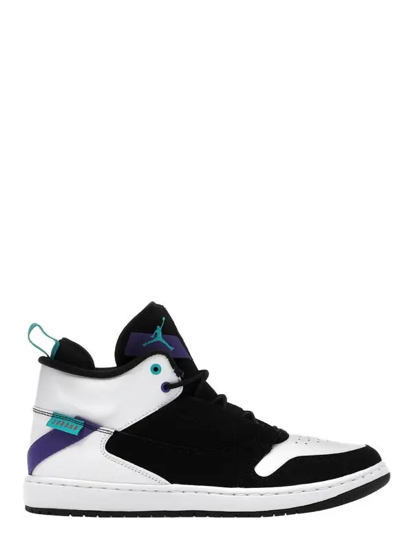 JORDAN Fadeaway Sneakers - Black/white/grape