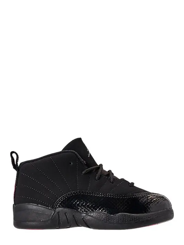 JORDAN 12 Retro Sneakers - Black/dark Grey/rush Pink