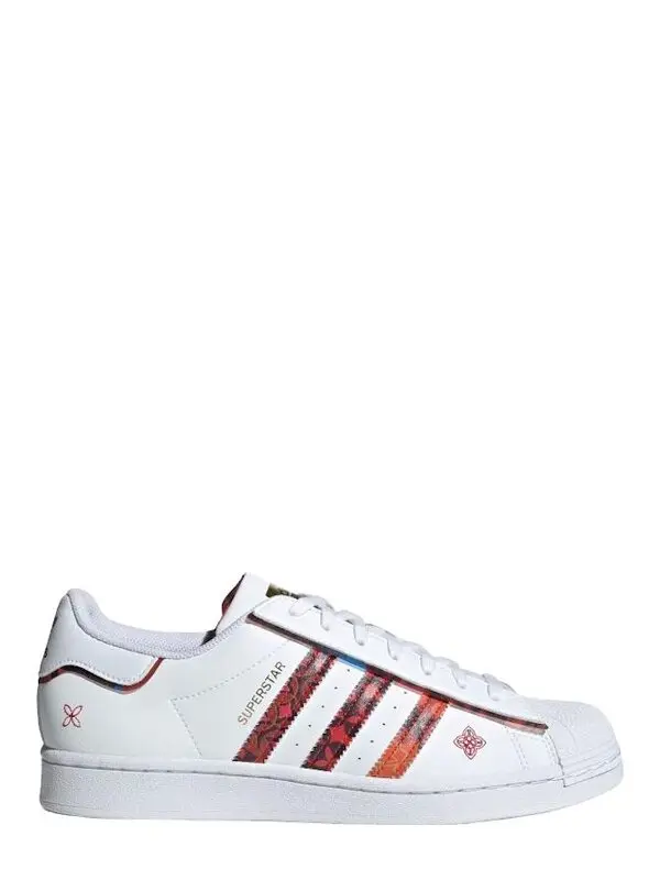 Adidas Superstar Lunar New Year Sneakers - Cloud White/gold Metallic