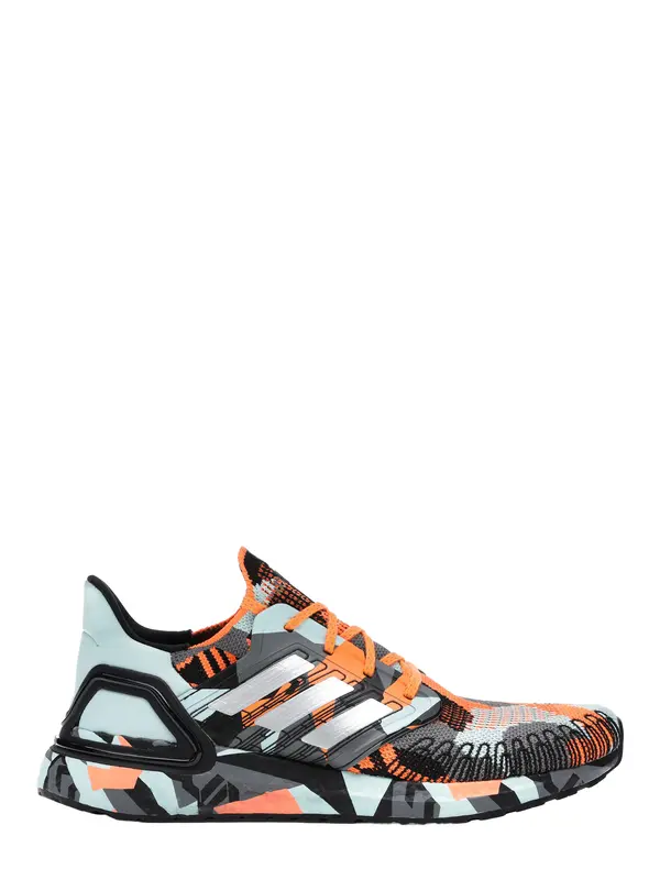 Adidas Ultra Boost 20 Camo - Signal Orange/silver Metallic/frost Green