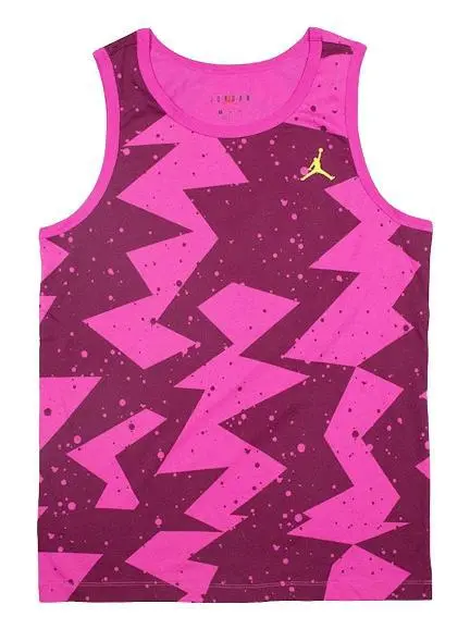 Nike Jordan Printed Tank Top - Bordeaux Red