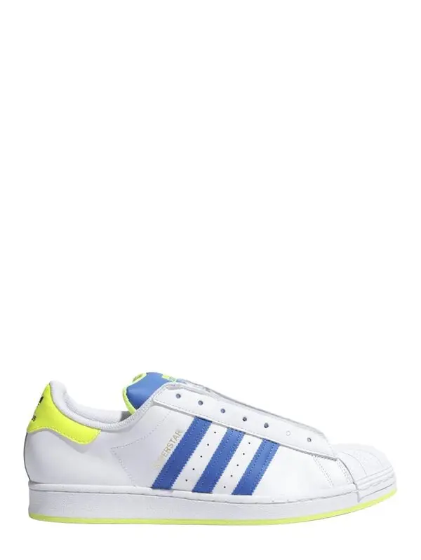 Adidas Superstar Laceless Sneakers - Cloud White/blue/soar Yellow