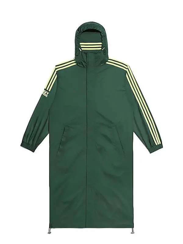 Adidas Windbreaker Jacket - Dark Green/hi/res Yellow