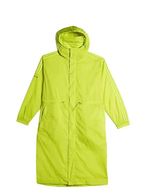 Adidas Ivy Park X Peloton Long Wind Jacket - Shock Lime/focus Olive